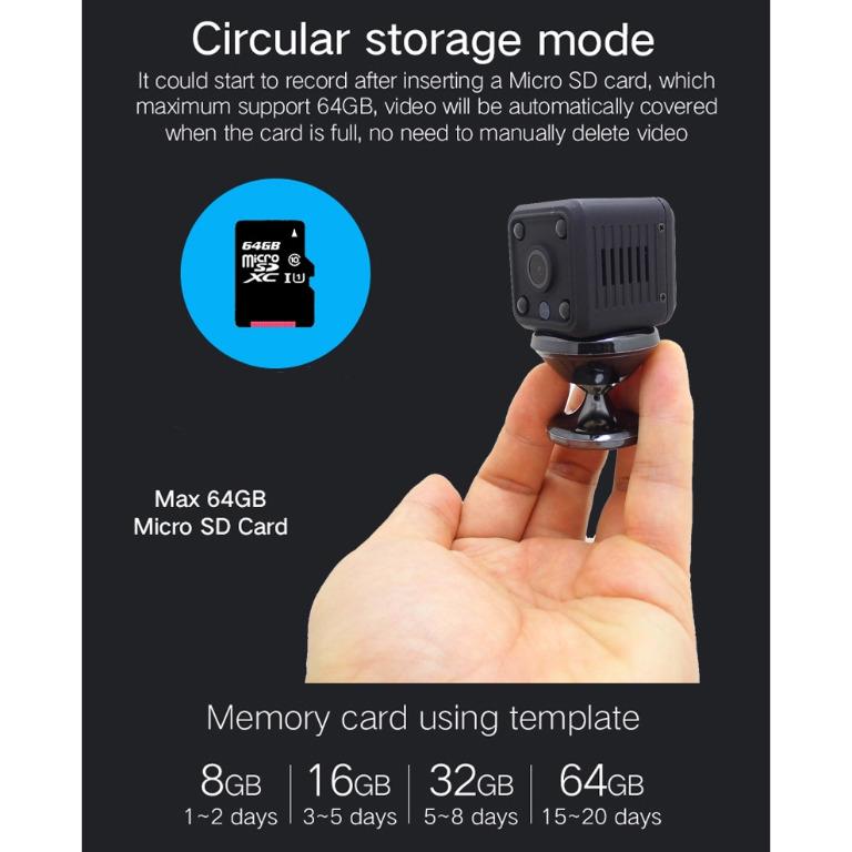 Built-in Battery - Hopeway APP Live-View Mini Wireless SPY Hidden Micro ...