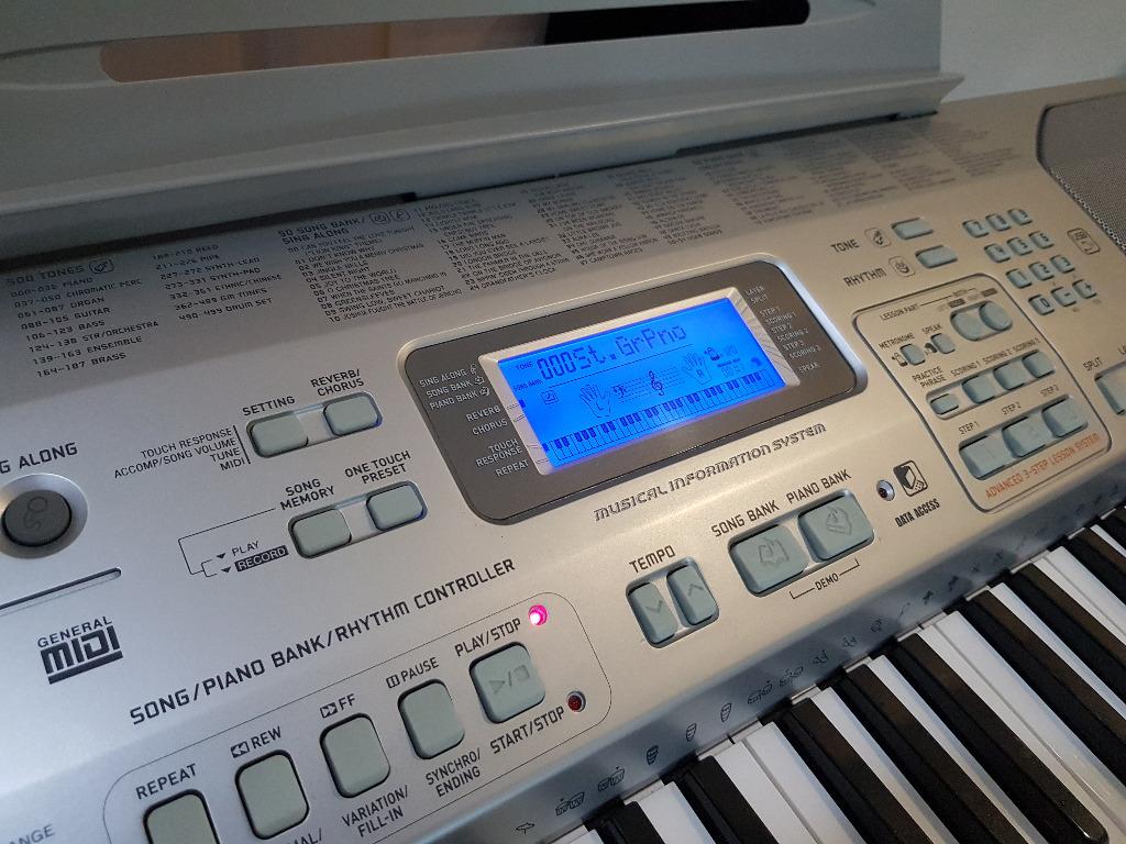 CASIO CTK-800 KEYBOARD PIANO (Portable), Hobbies & Toys, Music & Media ...
