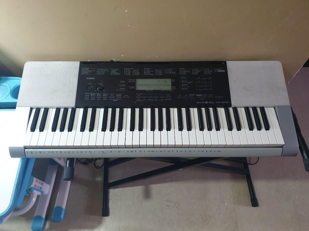 Casio Keyboard CTK-4200 with stand and bench, Hobbies & Toys, Music ...