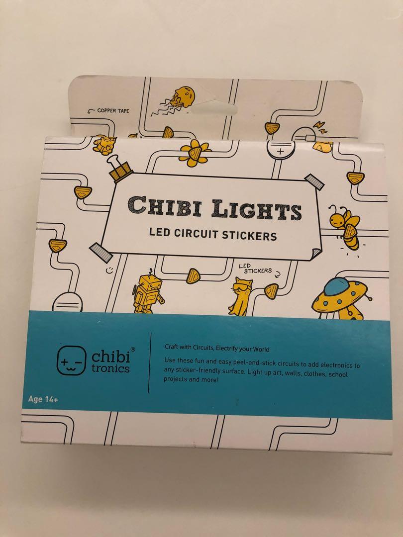 Chibitronics - Chibi Lights - LED Circuit Stickers STEM Starter Kit, 其他 ...