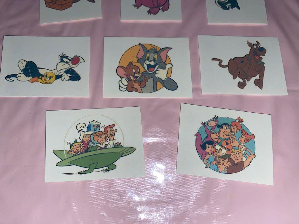 Classic Temporary Tattoos Flintstones Looney Tunes Jetsons Tom and ...
