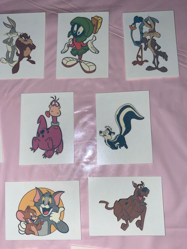 Classic Temporary Tattoos Flintstones Looney Tunes Jetsons Tom and ...