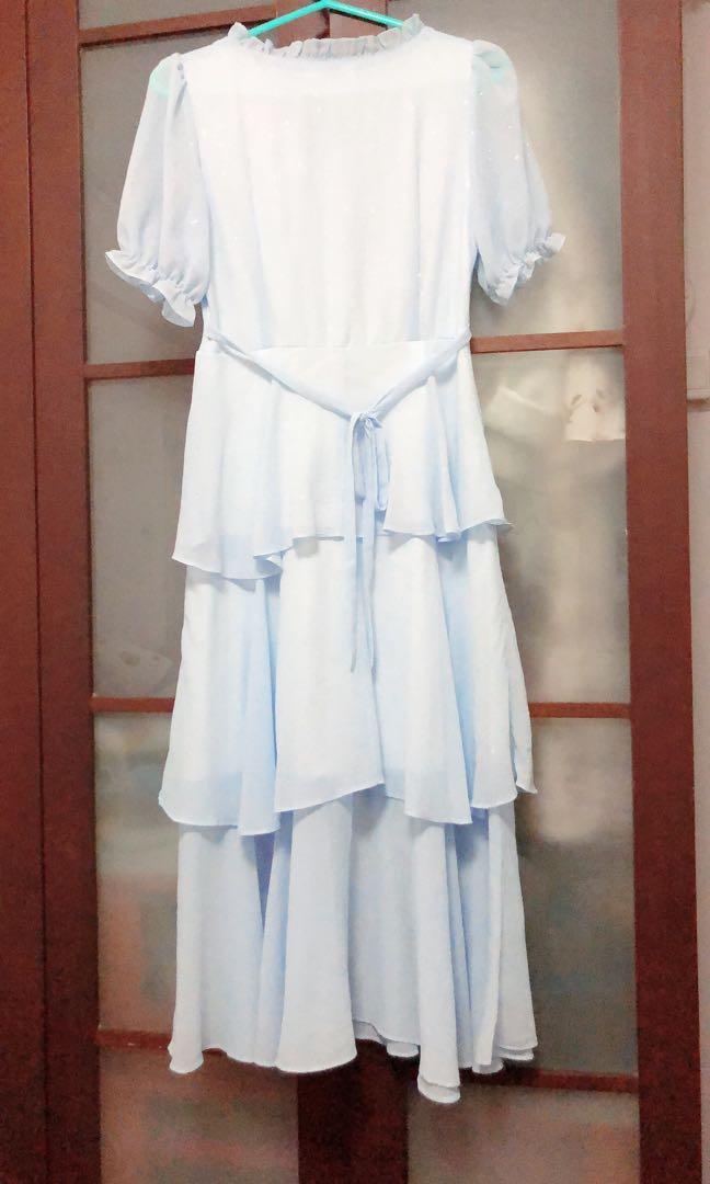 Coo Seoul Layered Cake Dress, Women's Fashion, Dresses & Sets, Dresses ...