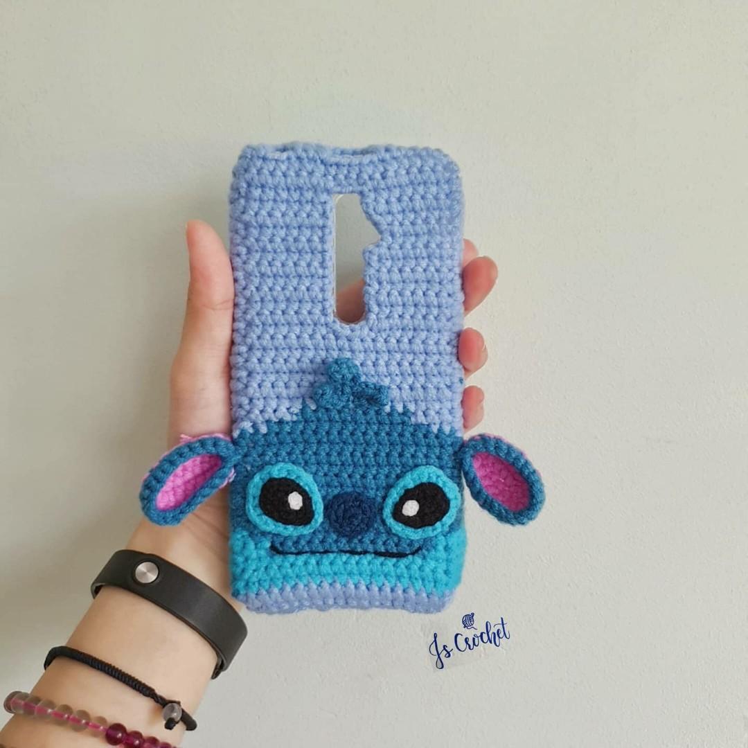 Crochet Disney stitch phone casing, Hobbies & Toys, Stationery & Craft ...