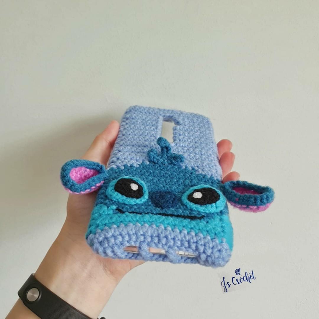 Crochet Disney stitch phone casing, Hobbies & Toys, Stationery & Craft ...