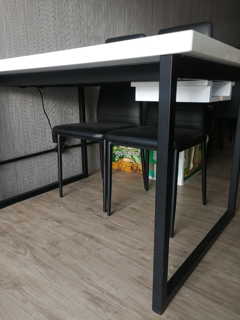 Steamboat Dining Table with mistral induction cooker, Furniture & Home ...