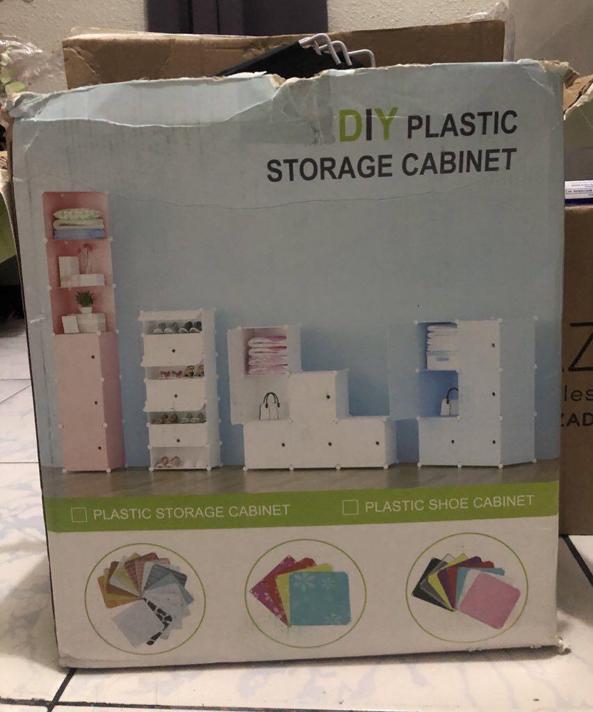 DIY Plastic Storage Cabinet, Furniture & Home Living, Furniture ...