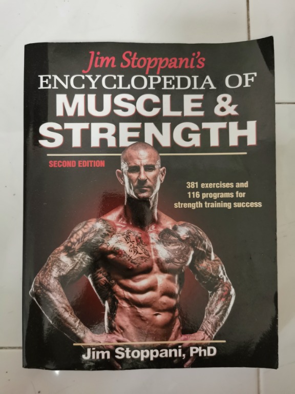 ENCYCLOPEDIA MUSCLE & STRENGTH BY JIM STOPPANI'S, Hobbies & Toys, Books ...