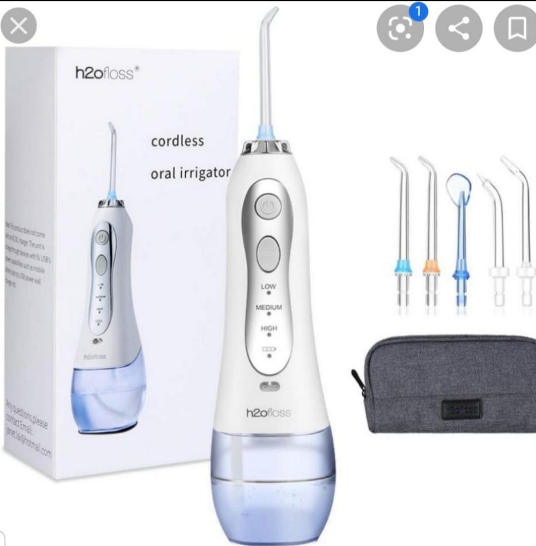 H2o Floss Cordless Oral Irrigator, Beauty & Personal Care, Oral Care on ...