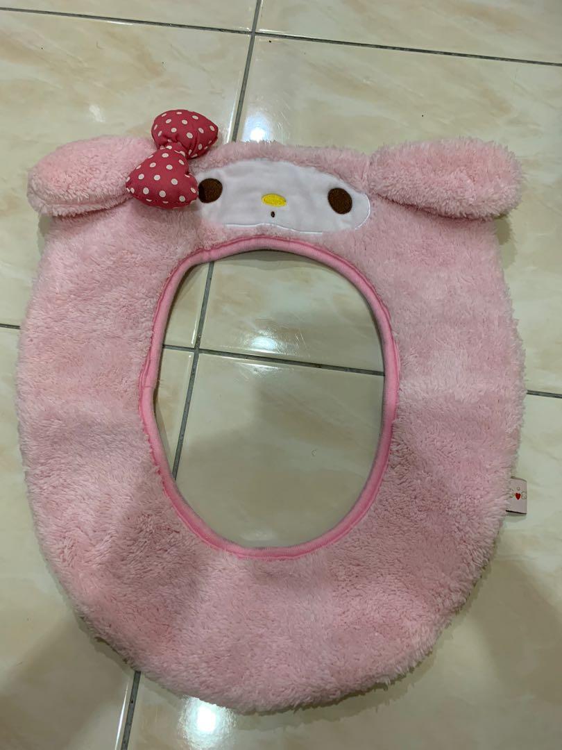 Hello kitty & my melody toilet seat cover, Furniture & Home Living ...