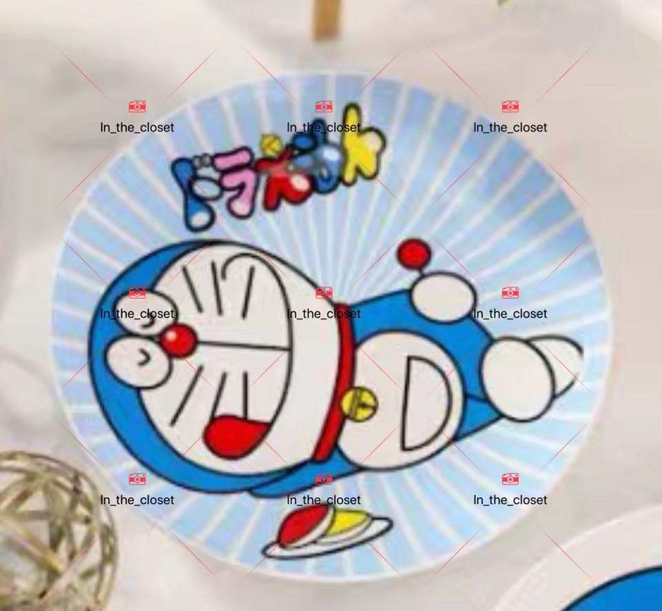 Doraemon Ceramic Plate, Furniture & Home Living, Kitchenware ...