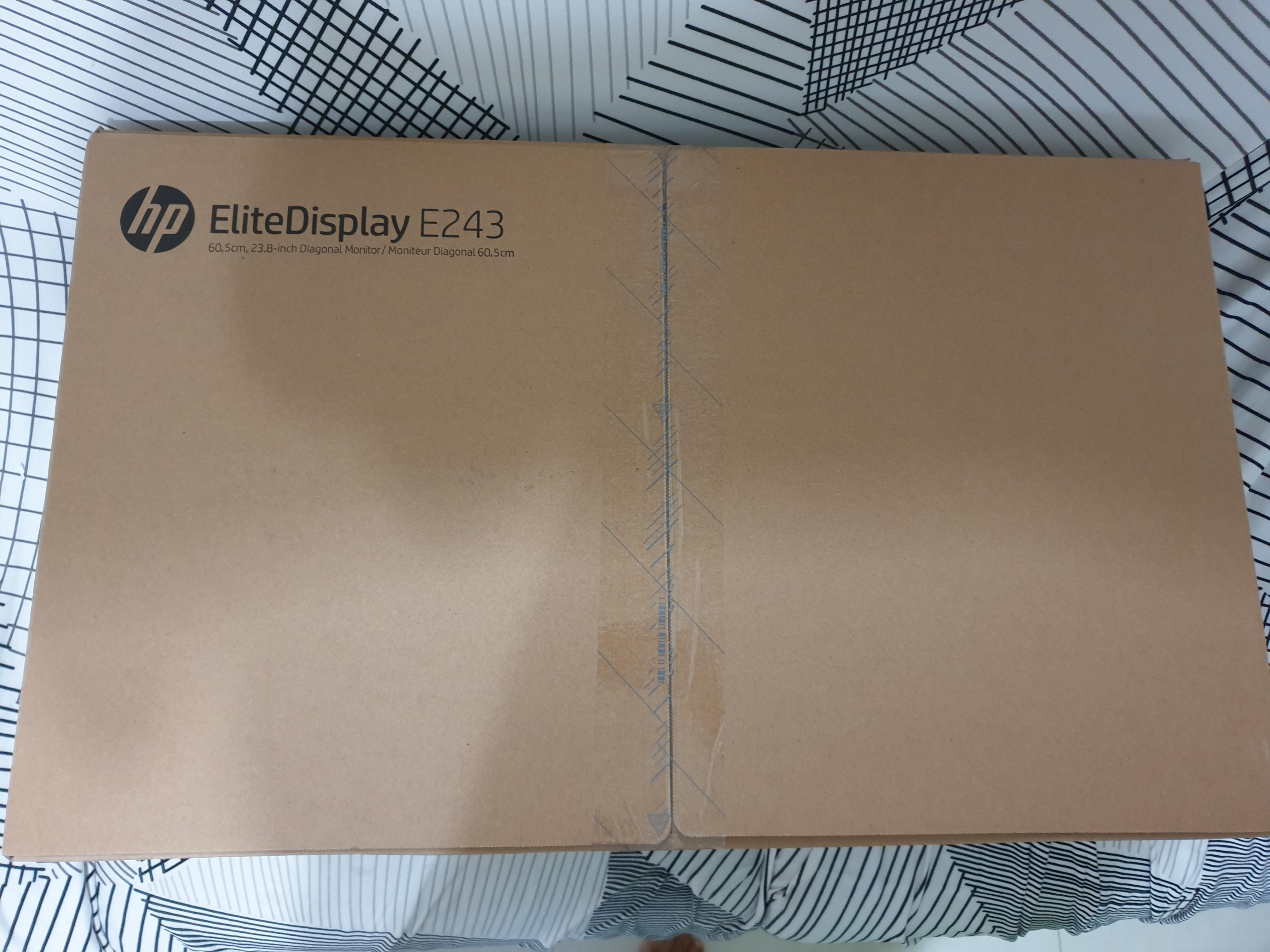 HP EliteDisplay E243 monitor, Computers & Tech, Parts & Accessories ...