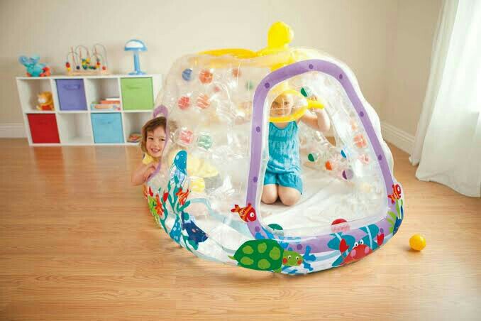 Intex inflatable submarine ball pit, Babies & Kids, Infant Playtime on ...