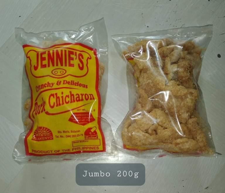 Jennies Pork Chicharon, Food & Drinks, Packaged & Instant Food on Carousell