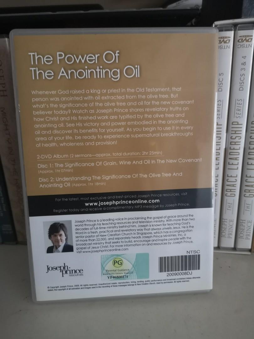 Joseph Prince DVD Sermon The Power of the Anointing Oil (2 Dvds), Music ...