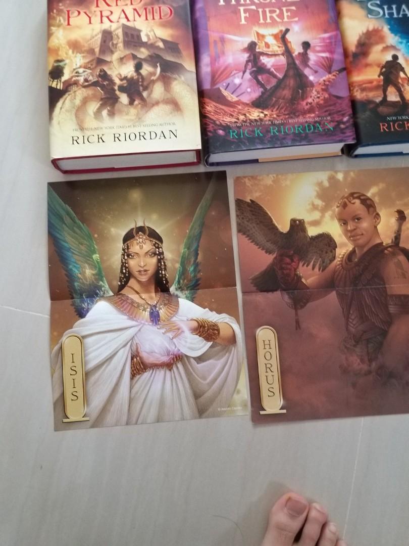 Kane Chronicles Hardcover set with posters, Hobbies & Toys, Books ...