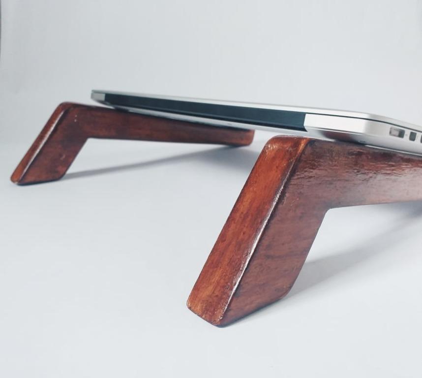 Laptop Riser / Wooden Laptop Stand / Laptop Holder / Ergonomic Laptop ...