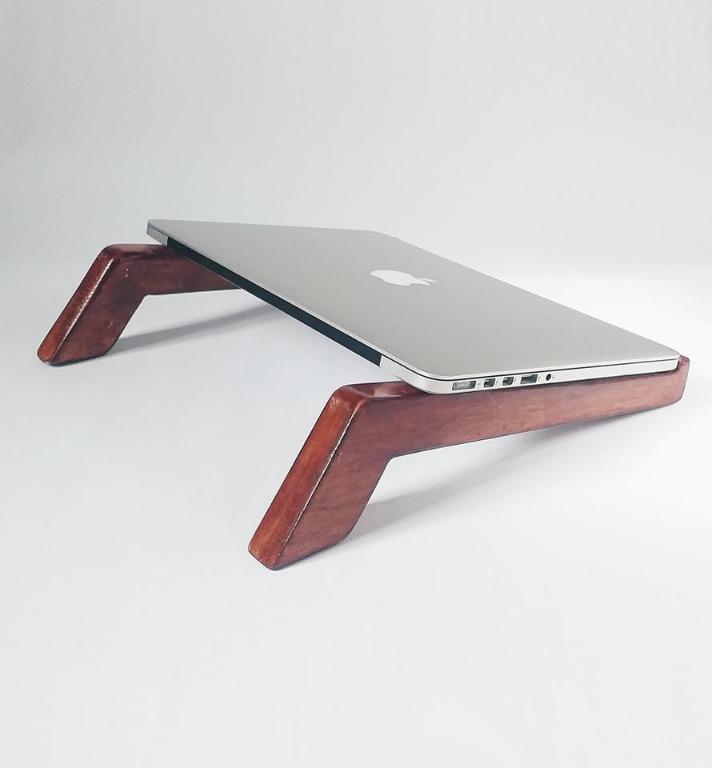 Laptop Riser / Wooden Laptop Stand / Laptop Holder / Ergonomic Laptop ...