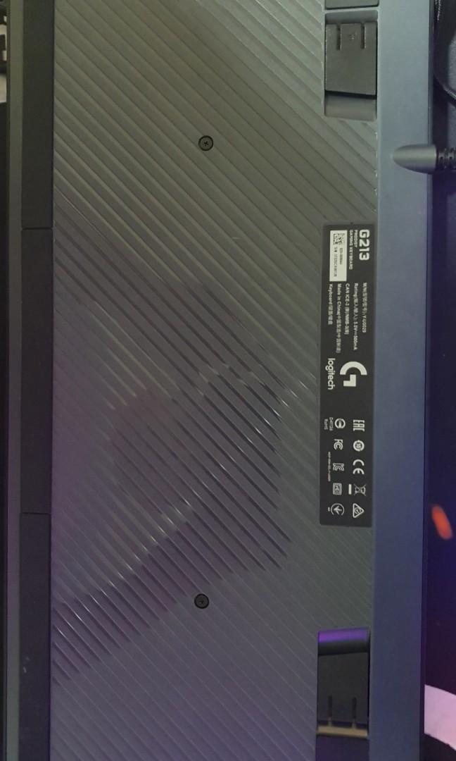 Logitech G Hybrid Membrane Gaming Keyboard Computers Tech Parts Accessories Computer