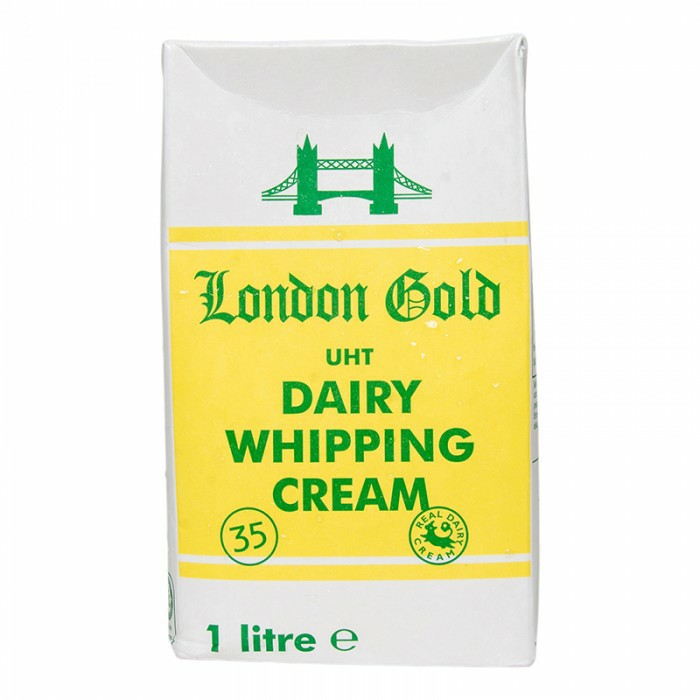 LONDON GOLD UHT WHIPPING CREAM DAIRY 35% 1L, Food & Drinks, Packaged ...