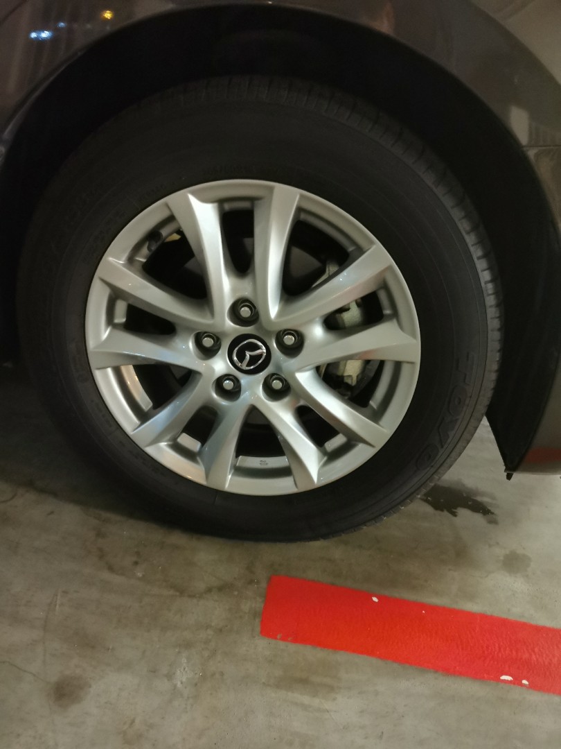 Mazda 3 16" inch stock rims and tyres, Car Accessories, Tyres & Rims on ...