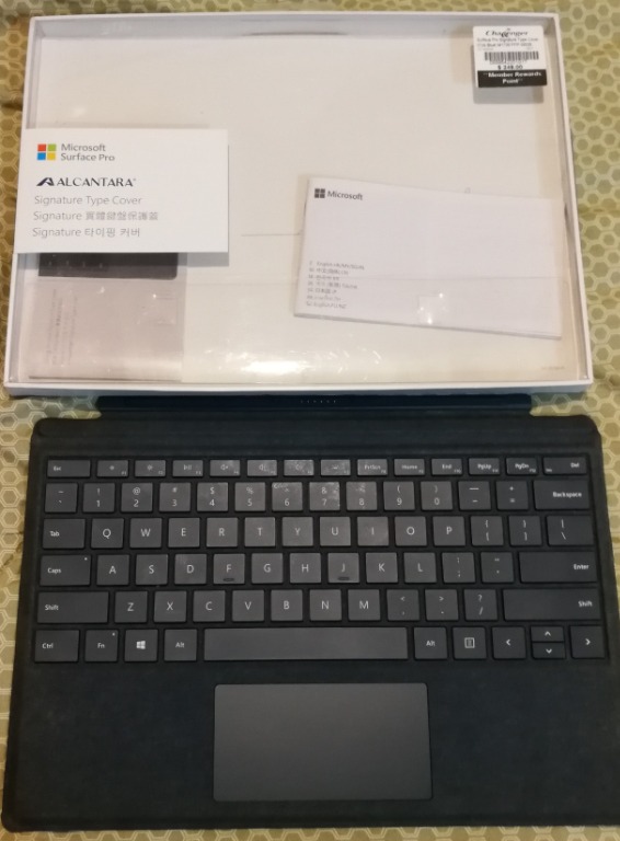 Microsoft Surface Pro Keyboard Alcantara (Cobalt Blue), Computers ...