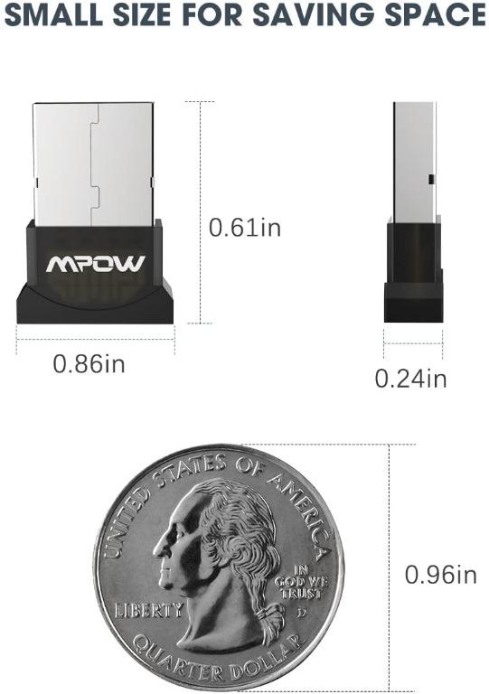 Mpow Bluetooth 4.0 USB Dongle Adapter, Computers & Tech, Parts ...