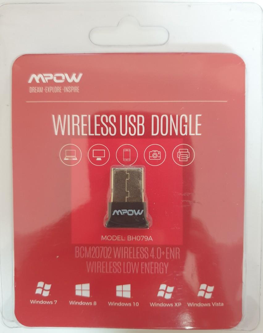Mpow Bluetooth 4.0 USB Dongle Adapter, Computers & Tech, Parts ...