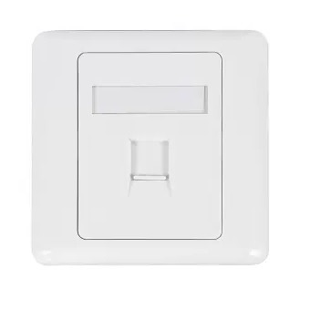 Network Faceplate RJ45 CAT6 / CAT5E - 1 Port, 2 Port, 4 Port, Computers ...
