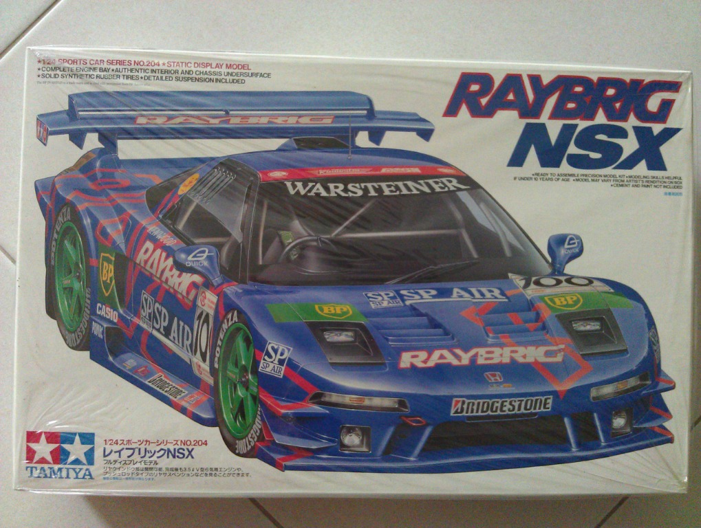 New Old Stock Tamiya Honda Raybrig NSX - 24204, Hobbies & Toys ...