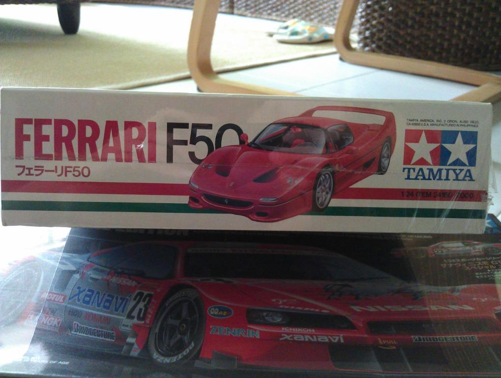 New Old Stock Tamiya Sports Car Kit 1/24 Ferrari F50 - 24160, Hobbies ...