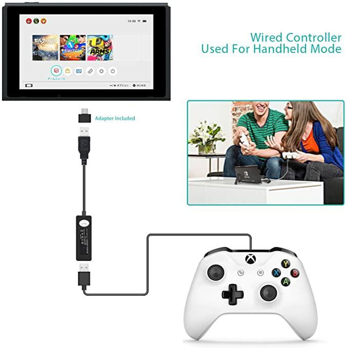 Nintendo Switch Controller Converter Adaptor and USB to Type C OTG ...