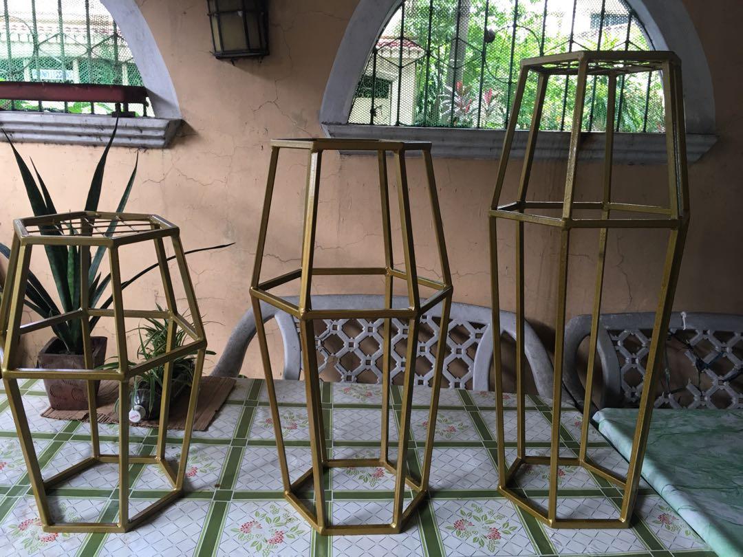 Octagon plant stand, Furniture & Home Living, Home Improvement ...