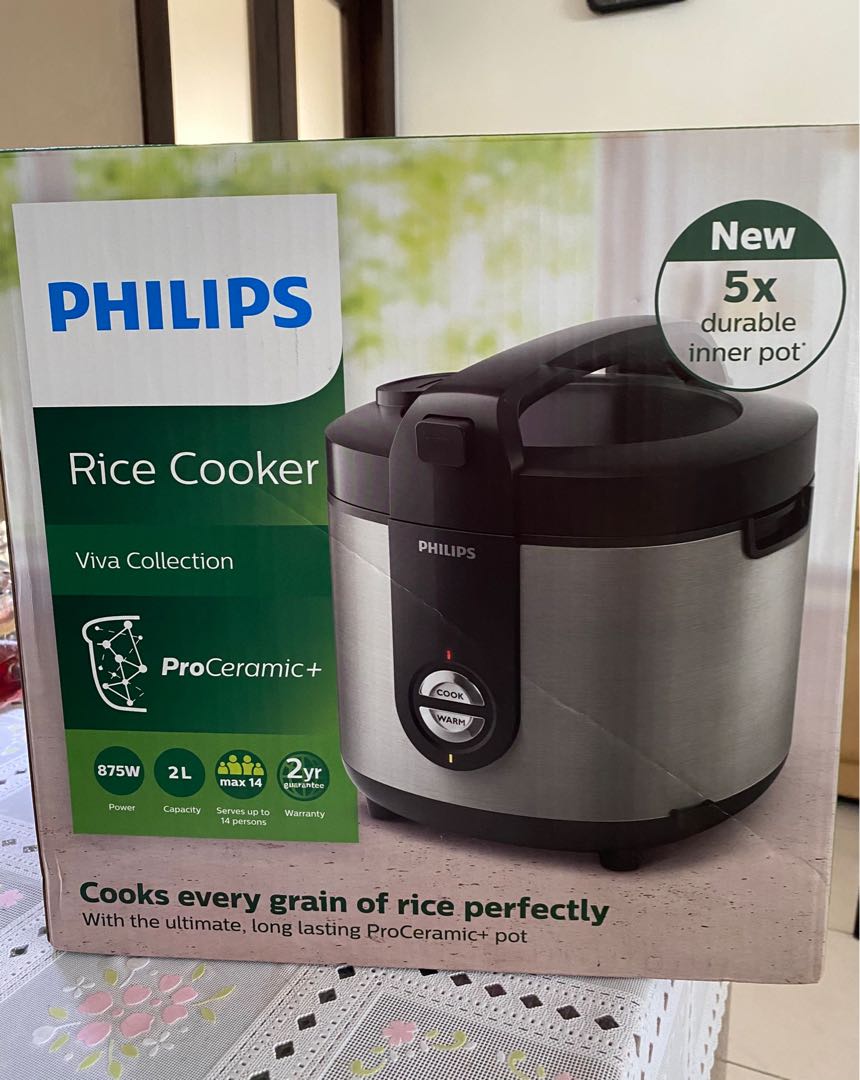 Philips Rice Cooker 2L, TV & Home Appliances, Kitchen Appliances ...