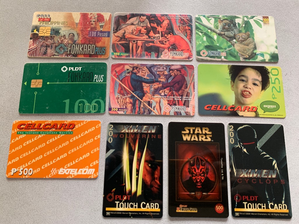 Phone cards call cards fonkards touch card cell card Philippines ...