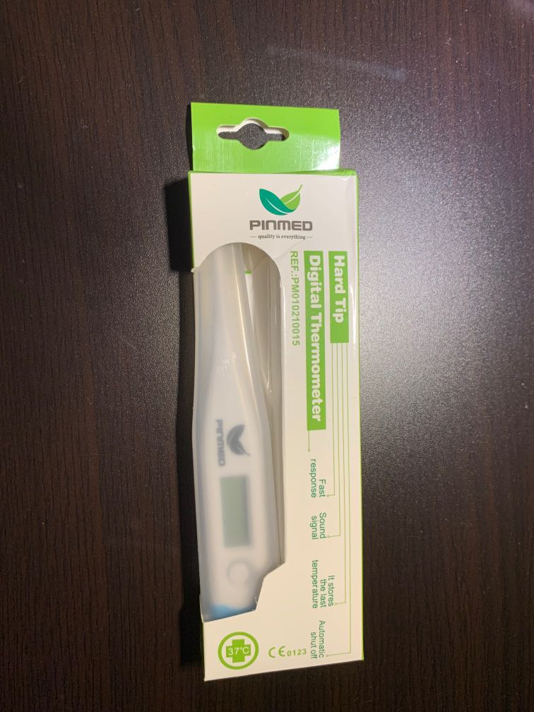 PinMed Hard Tip Digital Thermometer, Health & Nutrition, Thermometers ...