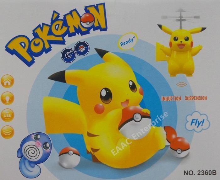 Pokemon Pikachu Induction / Suspension Flying Helicopter, Hobbies ...