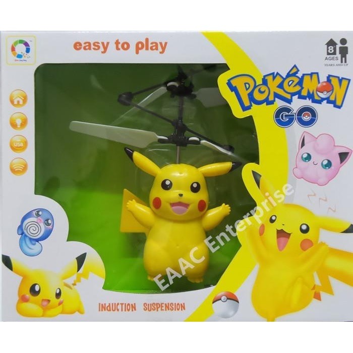 Pokemon Pikachu Induction / Suspension Flying Helicopter, Hobbies ...