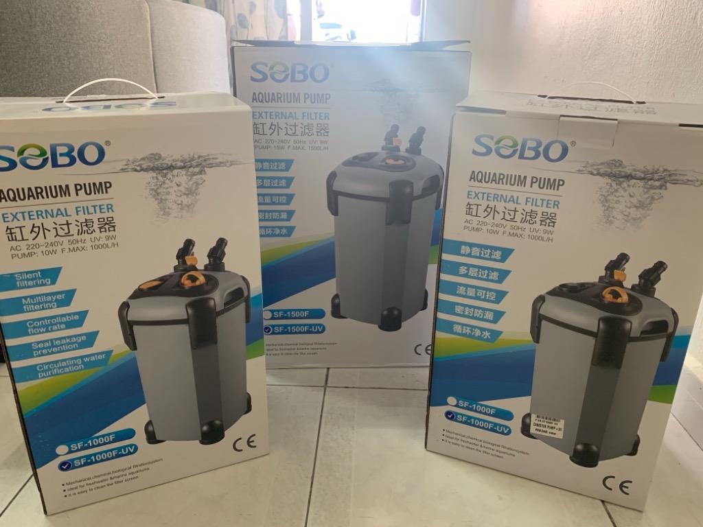 SOBO Aquarium Pump External Canister Filter, Pet Supplies, Homes ...