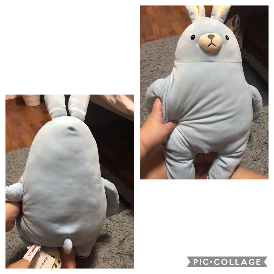 Miniso blue bunny, Hobbies & Toys, Toys & Games on Carousell