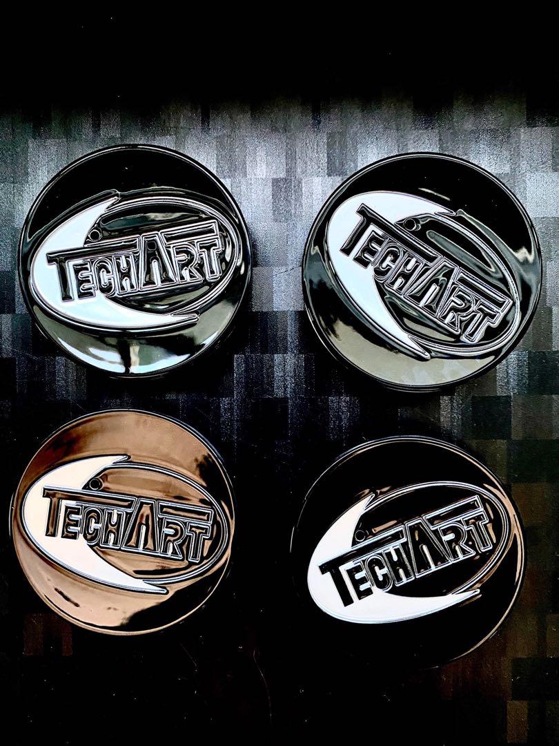 TechArt Rim/Wheel Caps X 4, Car Accessories, Tyres & Rims on Carousell