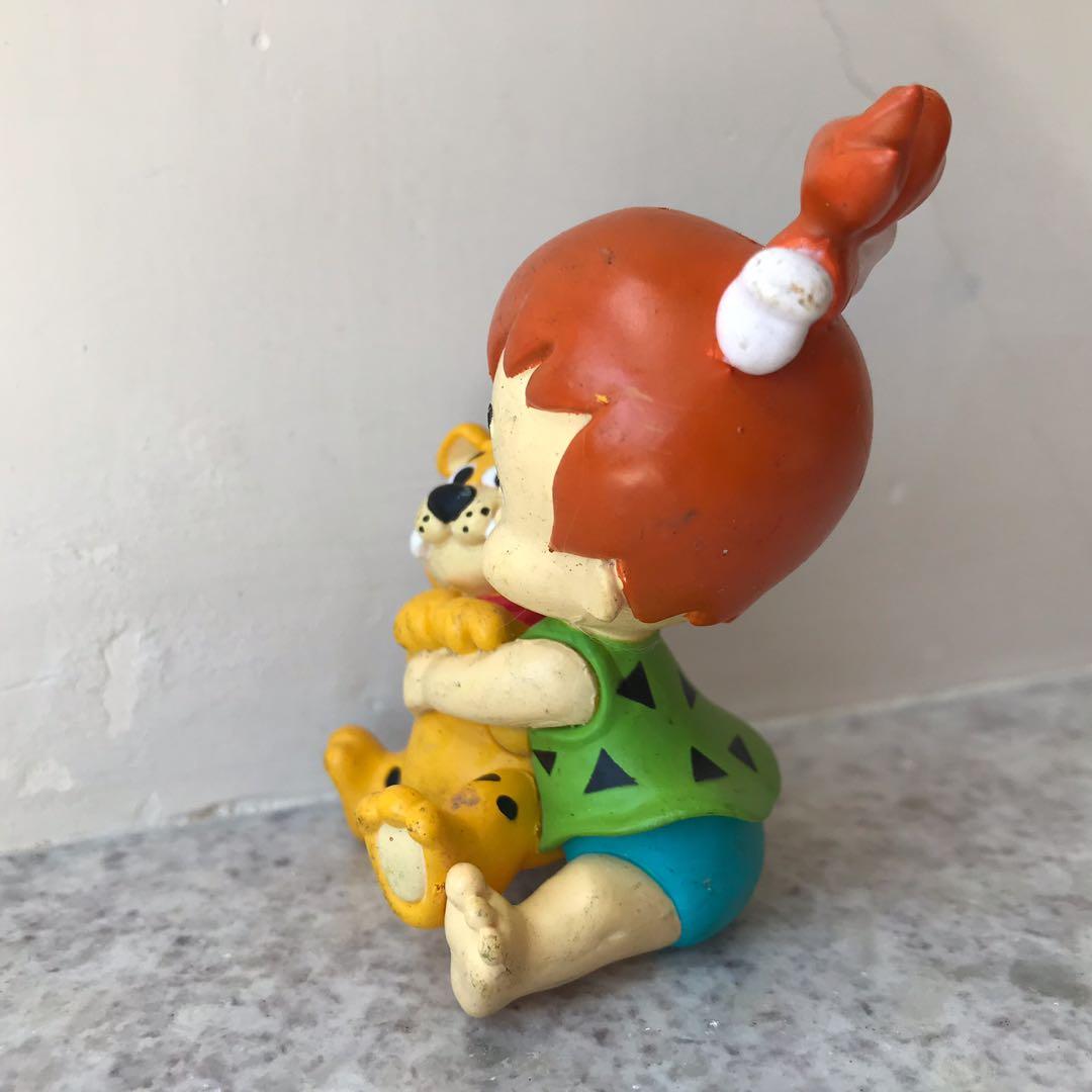 清走舊玩具：絕版聰明笨伯《The Flintstones》既女兒(Roxy Rubble), 興趣及遊戲, 玩具 & 遊戲類 - Carousell