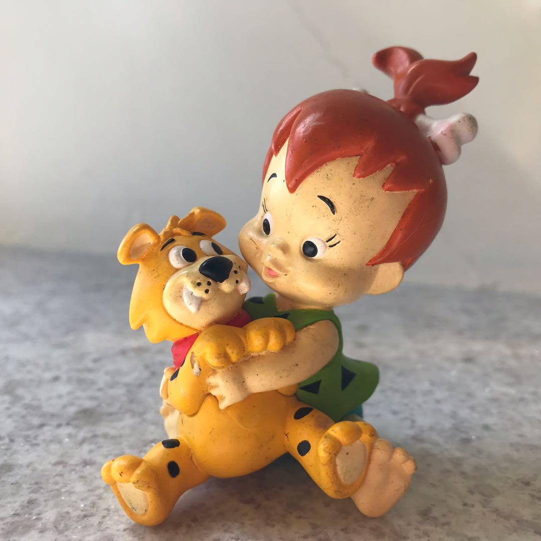 清走舊玩具：絕版聰明笨伯《The Flintstones》既女兒(Roxy Rubble), 興趣及遊戲, 玩具 & 遊戲類 - Carousell