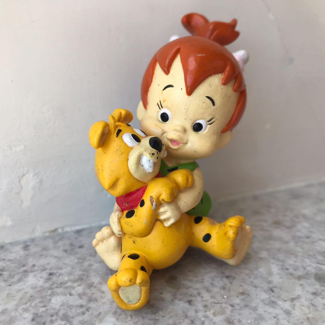 清走舊玩具：絕版聰明笨伯《The Flintstones》既女兒(Roxy Rubble), 興趣及遊戲, 玩具 & 遊戲類 - Carousell