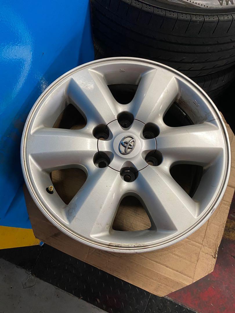 Toyota fortuner STOCK 17” rims ONLY , Car Accessories, Tyres & Rims on ...