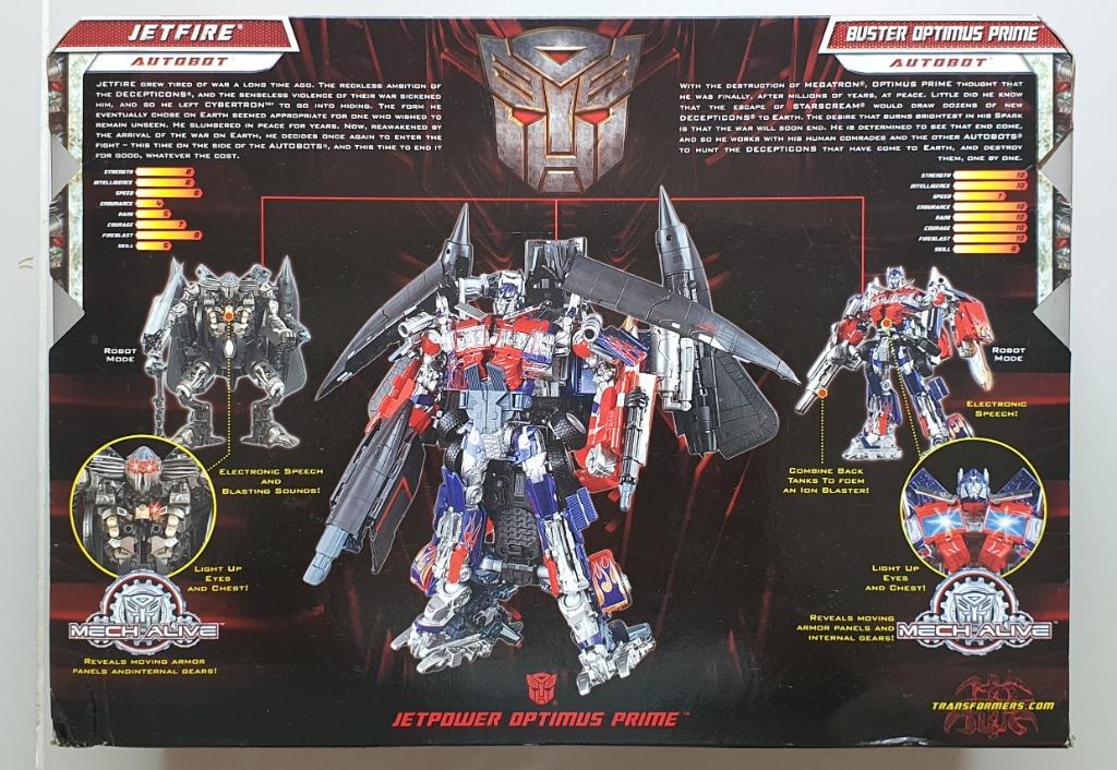 Transformers Revenge of the Fallen - Jetfire and Buster Optimus Prime ...