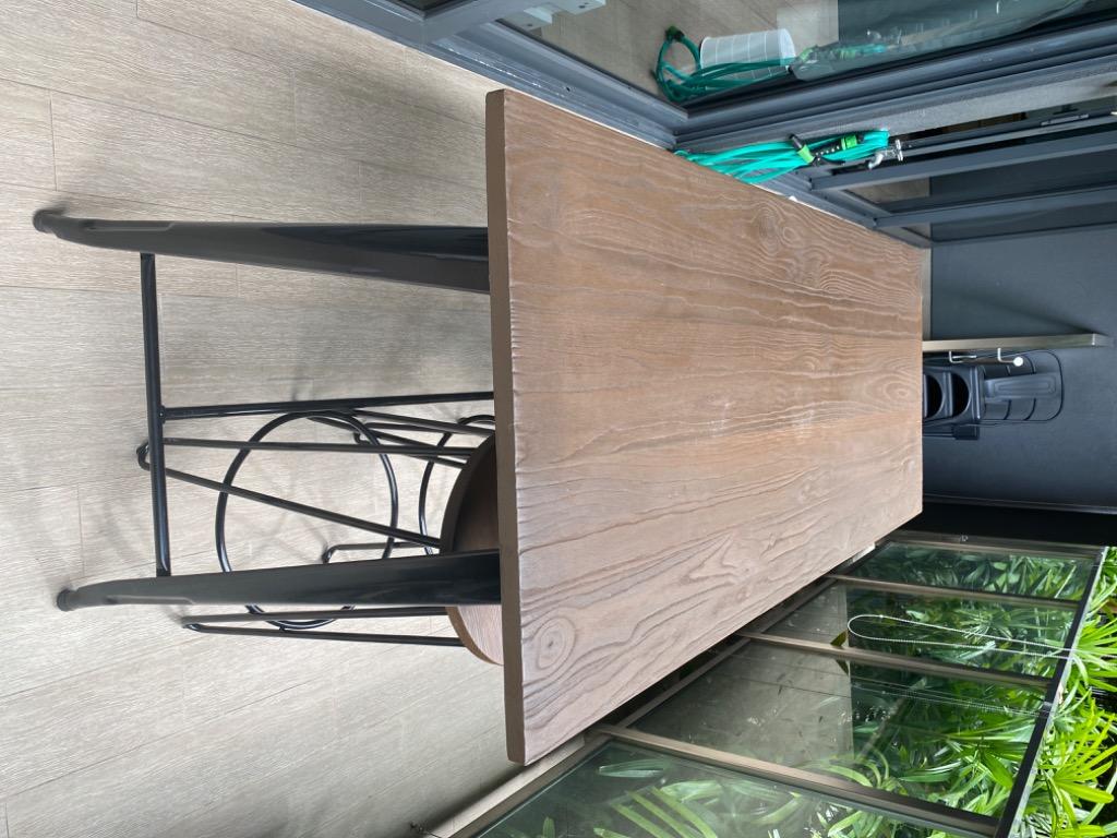 Upright indoor/outdoor table and chairs x4, Furniture & Home Living ...