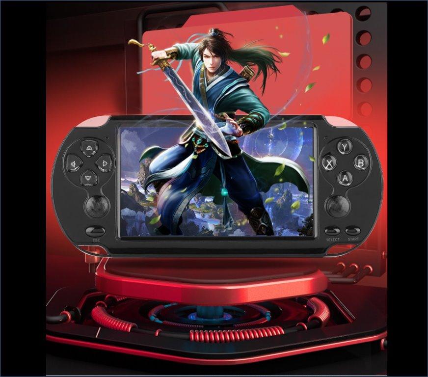 X9-S Handheld 8GB Retro Game Console 5-inch 10000 Built-in Games, Toys ...