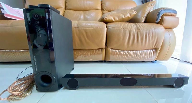 Yamaha subwoofer integrated receiver SR-301 system, Electronics, Audio ...