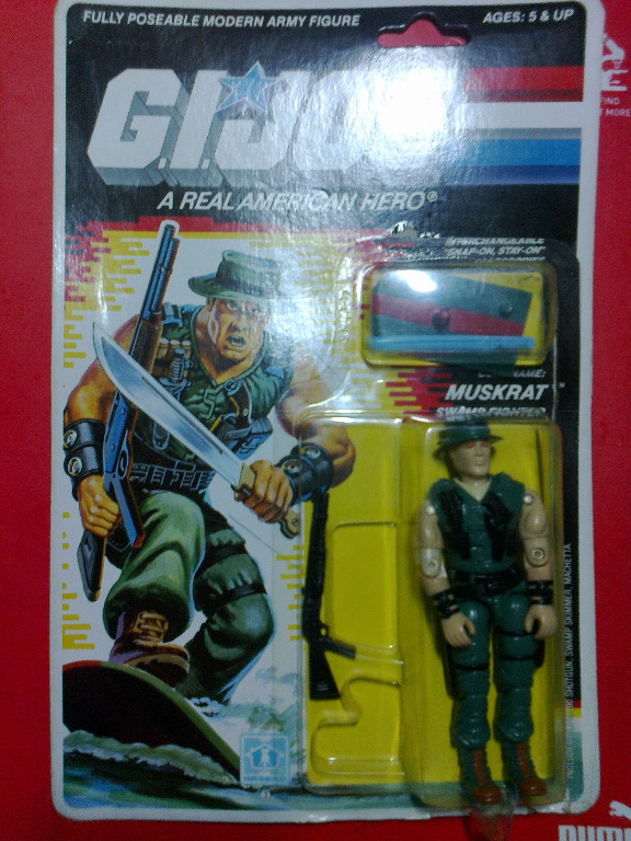 1987 Vintage GI Joe - Muskrat, Hobbies & Toys, Toys & Games on Carousell